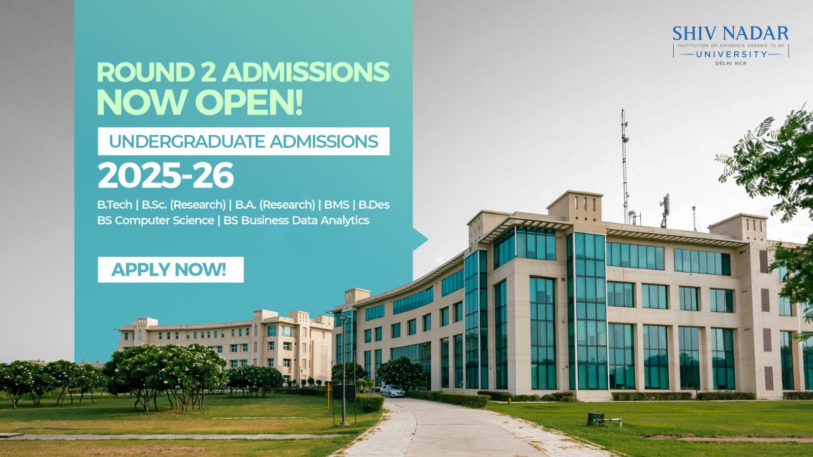 Shiv Nadar University, Delhi NCR: Admissions Open for Engineering ...