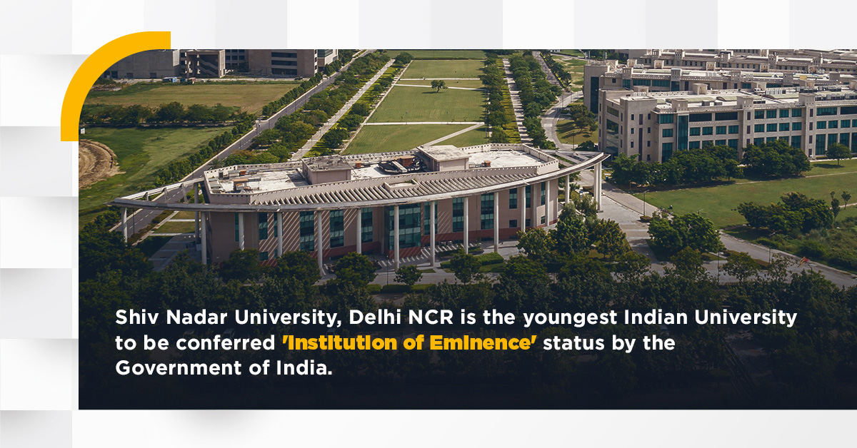 Shiv Nadar University: Admissions Open for Engineering, Natural ...